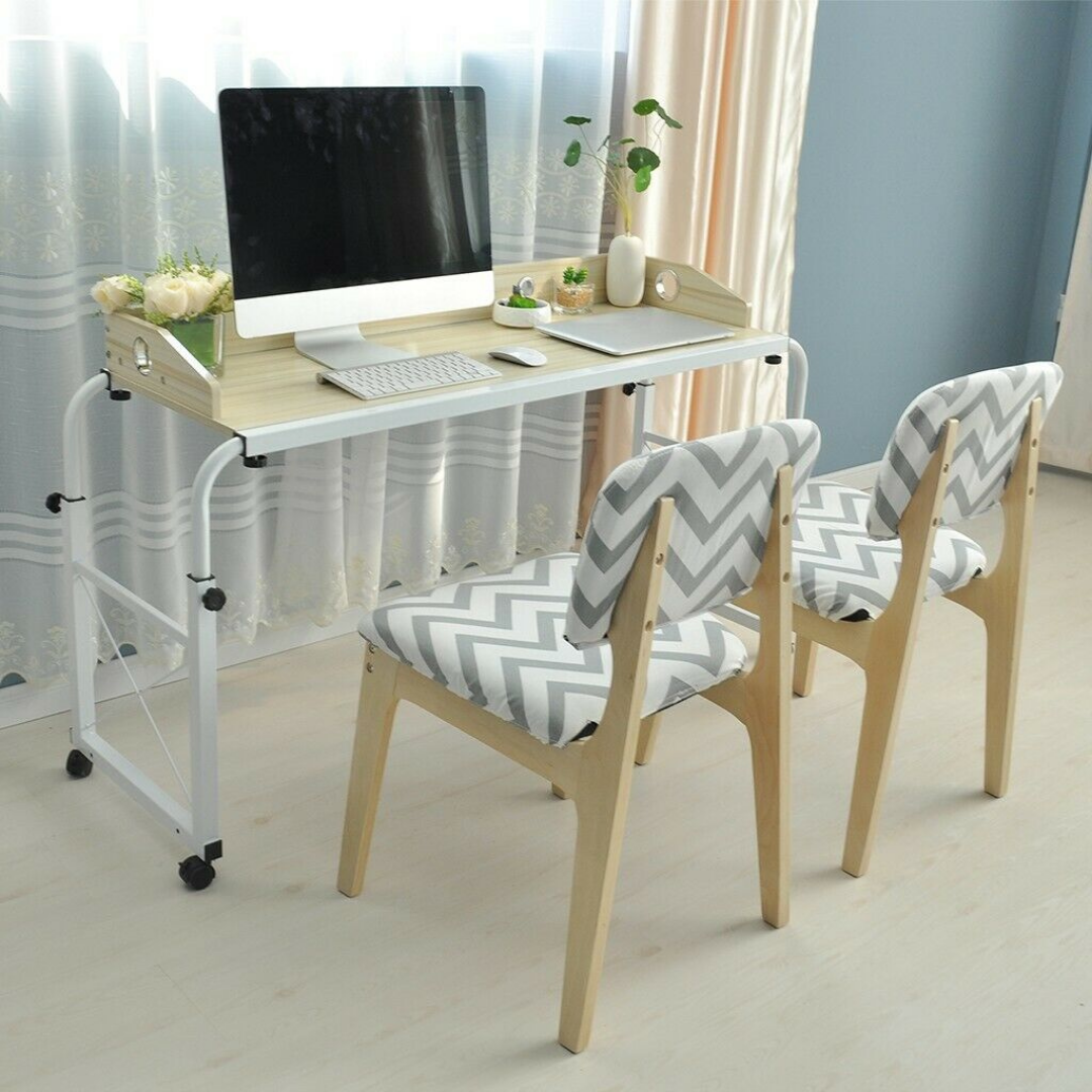Large Spacious Adjustable Over Bed Table With Wheels – Westfield Retailers